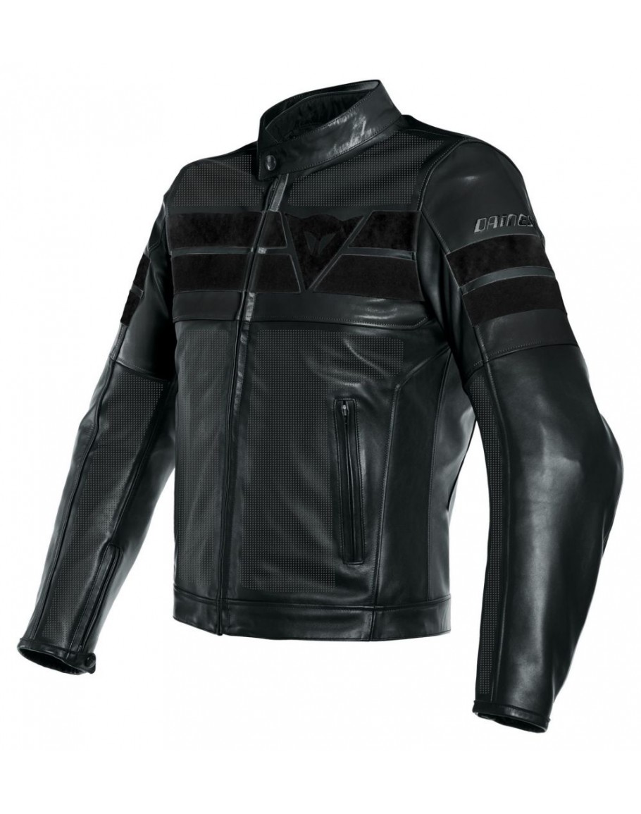 Dainese 8-Track Leather Jacket #黑